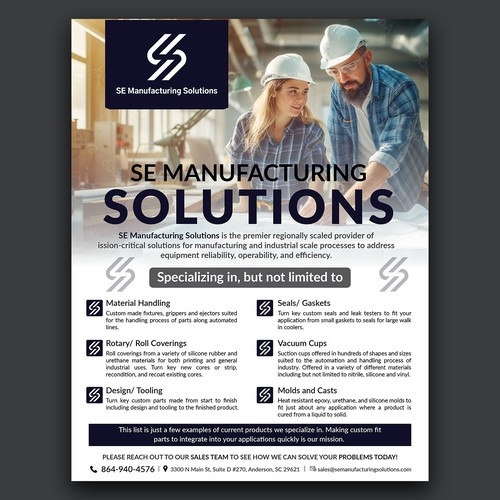 Designs | Clean single page line card for potential customers ...