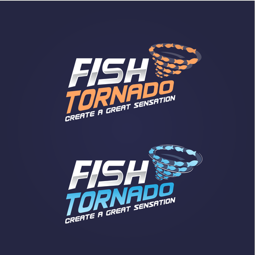 Create a sports fishing lure brand logo, "FISH TORNADO" | Logo design ...