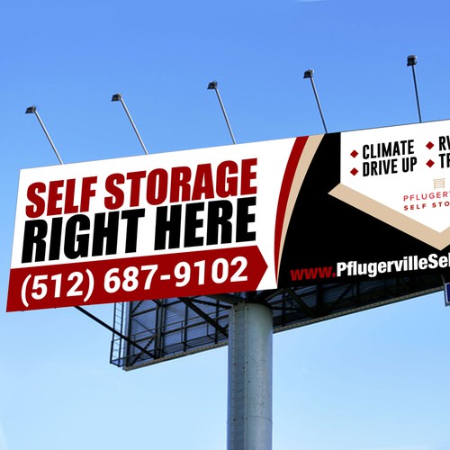 Self Storage Billboard - Central Texas | Signage contest