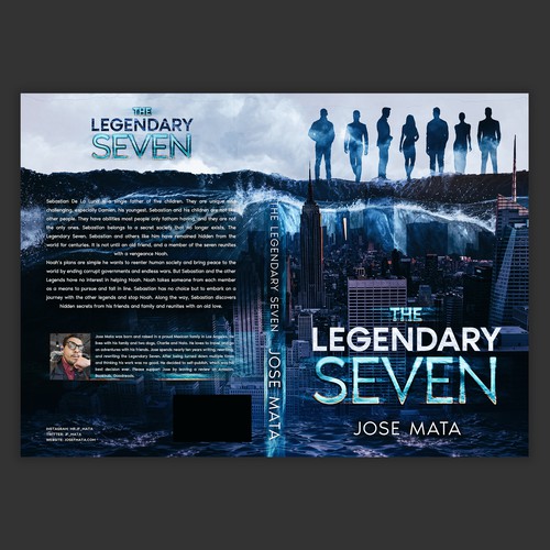 Designs | The Legendary Seven | Book cover contest