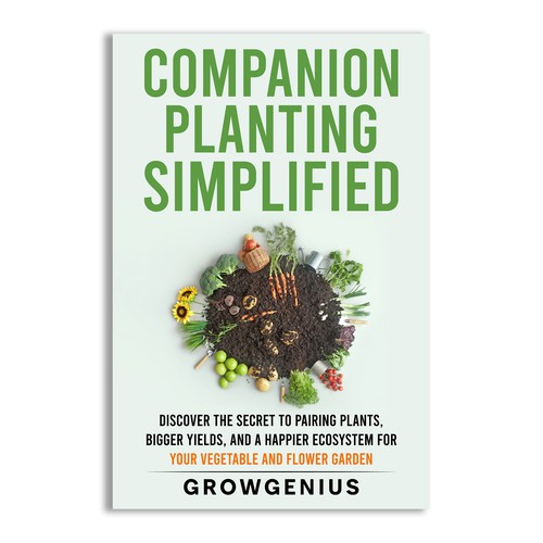 Designs | Companion planting book cover that grabs attention and ...