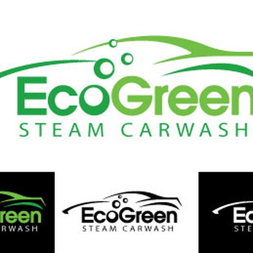 Logo for a steam-powered carwash business | Logo design contest