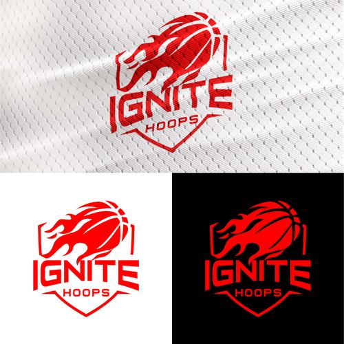 Ignite Hoops - logo design for a youth basketball league | Concours ...