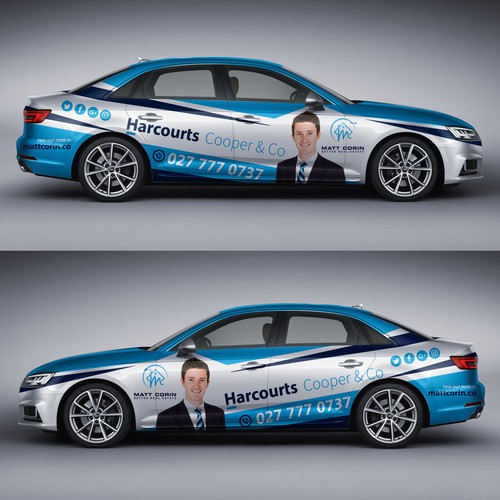 Designs | Audi A4 Car Wrap for Real Estate | Car, truck or van wrap contest