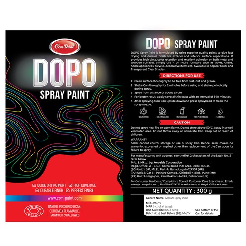 Designs | Craft a Visually Explosive Spray Paint Can | Product ...