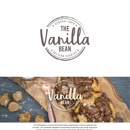 A logo for The Vanilla Bean: artisan cookies from a home baker. | Logo ...