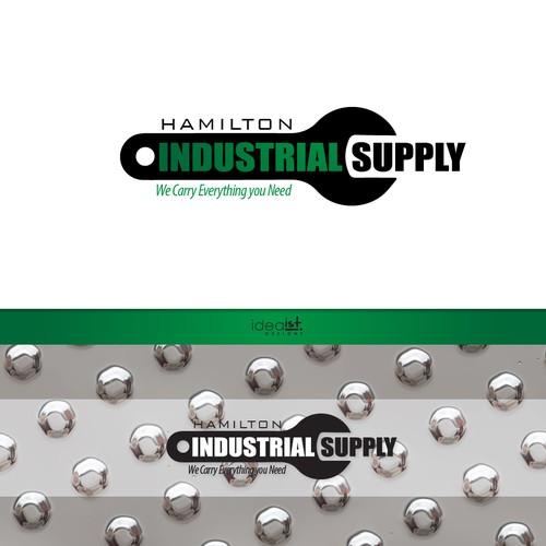 Create a clean and modern logo for a new industrial supply company ...
