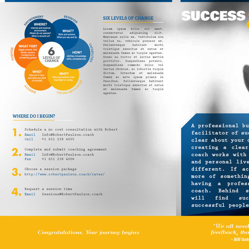 Life Coach Needs a BROCHURE (Fun Project) | Brochure contest