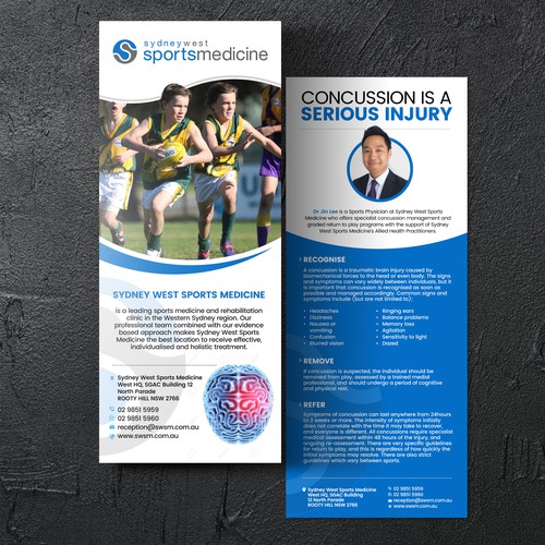 Concussion Flyer | Postcard, flyer or print contest