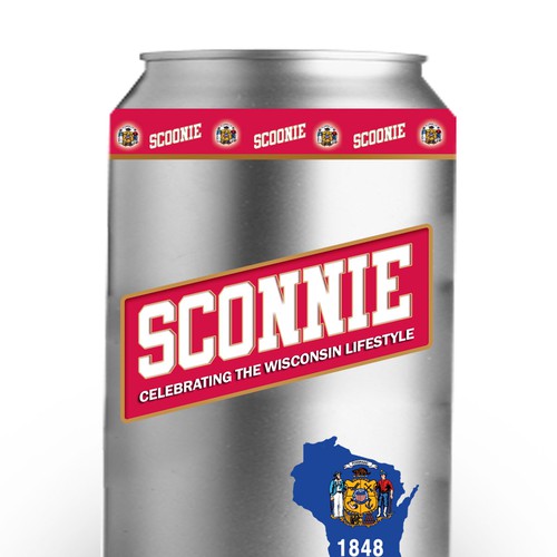 "Sconnie" Beer Can Design | Print or packaging design contest