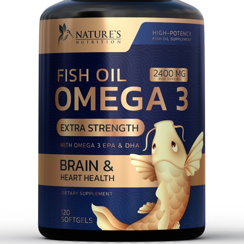 Designs | Omega 3 Fish Oil Design needed for Nature's Nutrition ...
