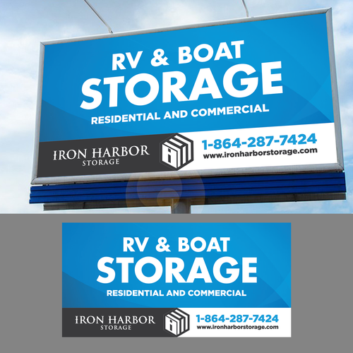 Road Side Billboard/sign for self storage | Signage contest