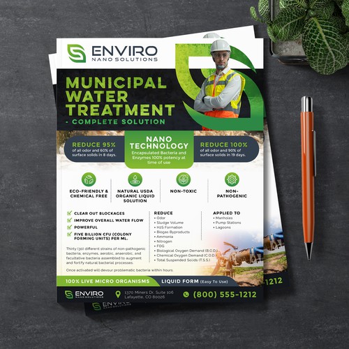 Designs | GUARANTEED WINNER - Environmental One Pager | Postcard, flyer ...