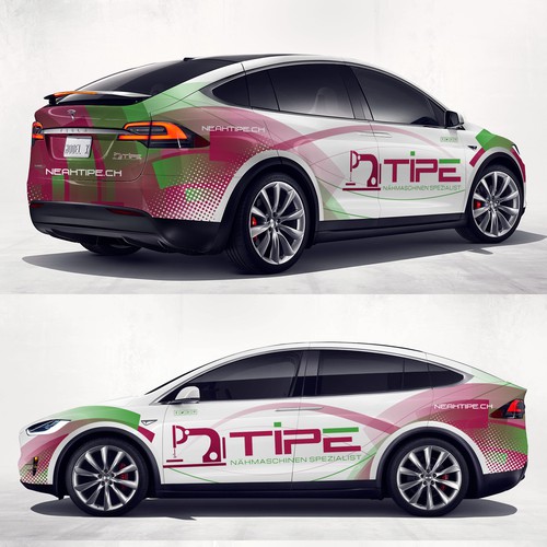 Tesla X Design Competition | Car, truck or van wrap contest