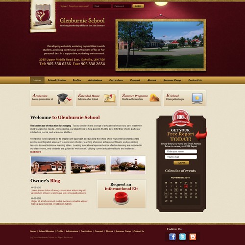 School Websites: the Best School Web Design Ideas | 99designs
