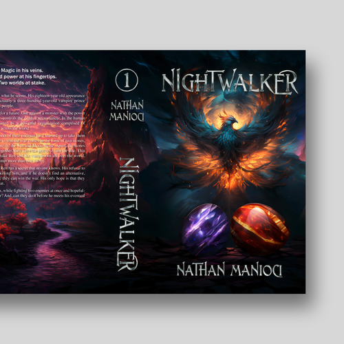 Designs | Cover and Spine Design for Fantasy Novel Nightwalker | Book ...