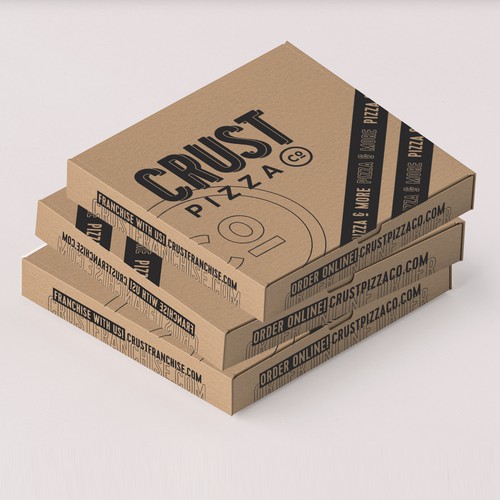 Designs | Crust Pizza Co. Needs a New Pizza Box | Product packaging contest
