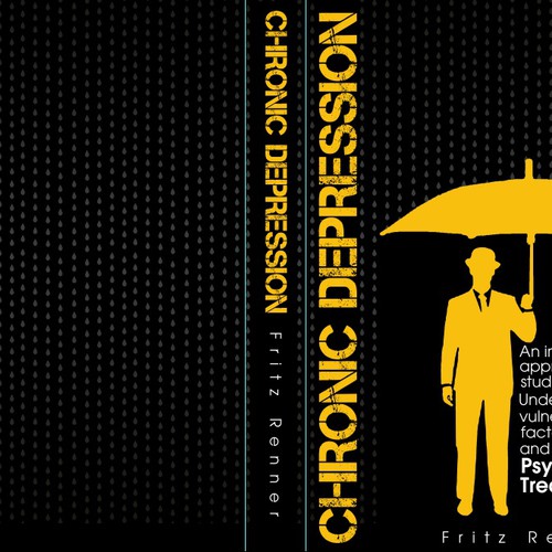 Eyecatching book cover for PhD thesis about chronic depression | Book ...