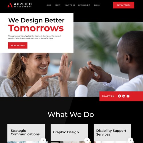 Designs | AD WordPress Template | WordPress theme design contest