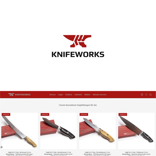 Designs | Logo for high quality kitchen knives brand | Logo design contest
