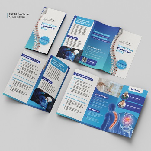 Designs | Spinal Cord Stimulator trifold brochure | Brochure contest
