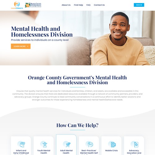 Designs | Orange Connects Web Pages Design Contest | Web page design ...