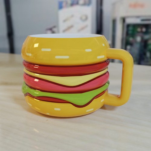 Design a unique and innovative Burger Mug | 3D contest