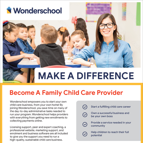 Designs | Wonderschool Provider Ad | Postcard, flyer or print contest