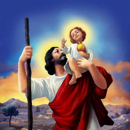 Designs | Create An Inspirational Image of St. Christopher ...