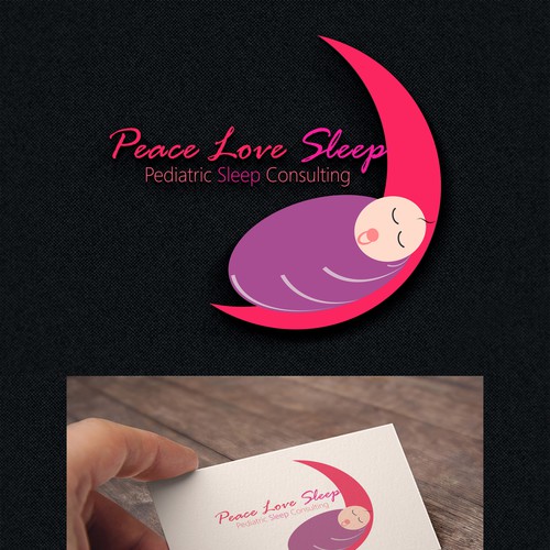 Design a calm and peaceful logo for Peace Love Sleep, Pediatric Sleep ...