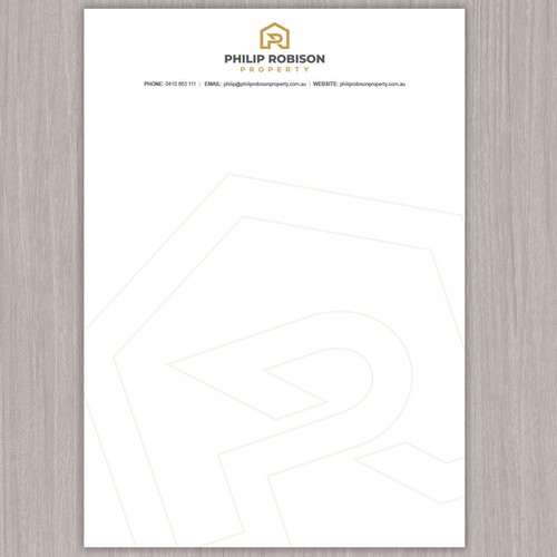 Create a modern letterhead and envelope sticker design | Stationery contest