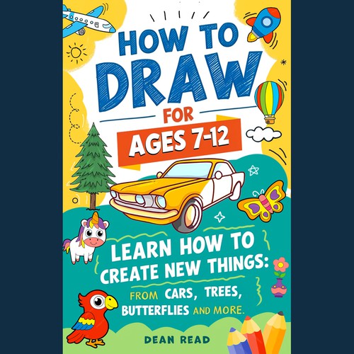 Designs | I need the best drawing book cover design for kids ages 7 to ...