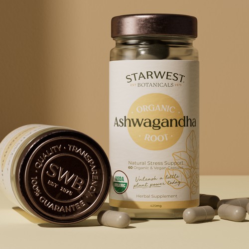 Designs | Organic Herb Capsule Label Design | Product packaging contest