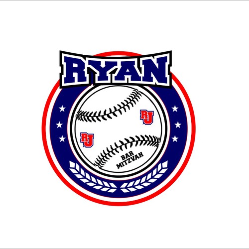 Ryan's baseball bar mitzvah | Logo design contest