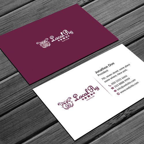 Local Butcher Shop - Business Card | Business card contest