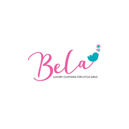 Design a cute logo for a clothing line for little girls | Logo design ...