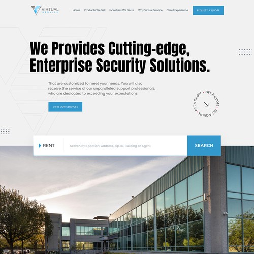 Designs | Modern professional website for Technology Company | Web page ...