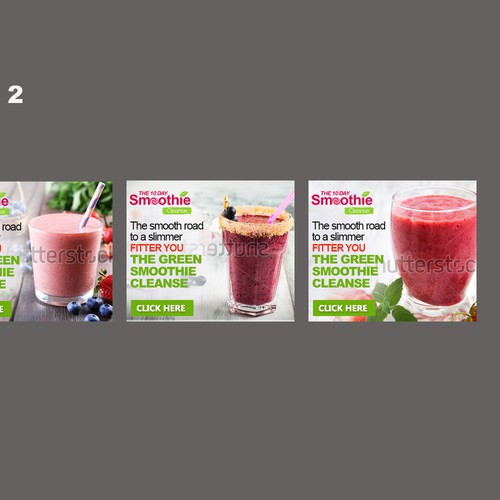 Eye Catching SMOOTHIE Banners | Banner ad contest