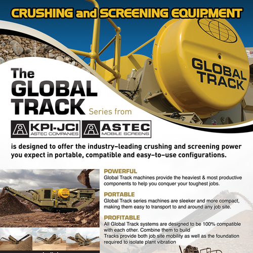 Create the next postcard or flyer for KPI-JCI & Astec Mobile Screens ...