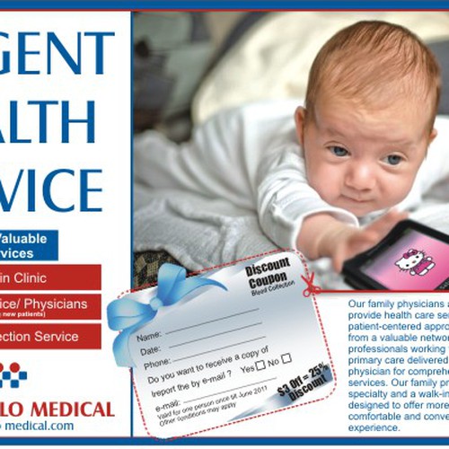 Designs | Eye Catching Advertising Insert for a Medical Clinic | Other ...