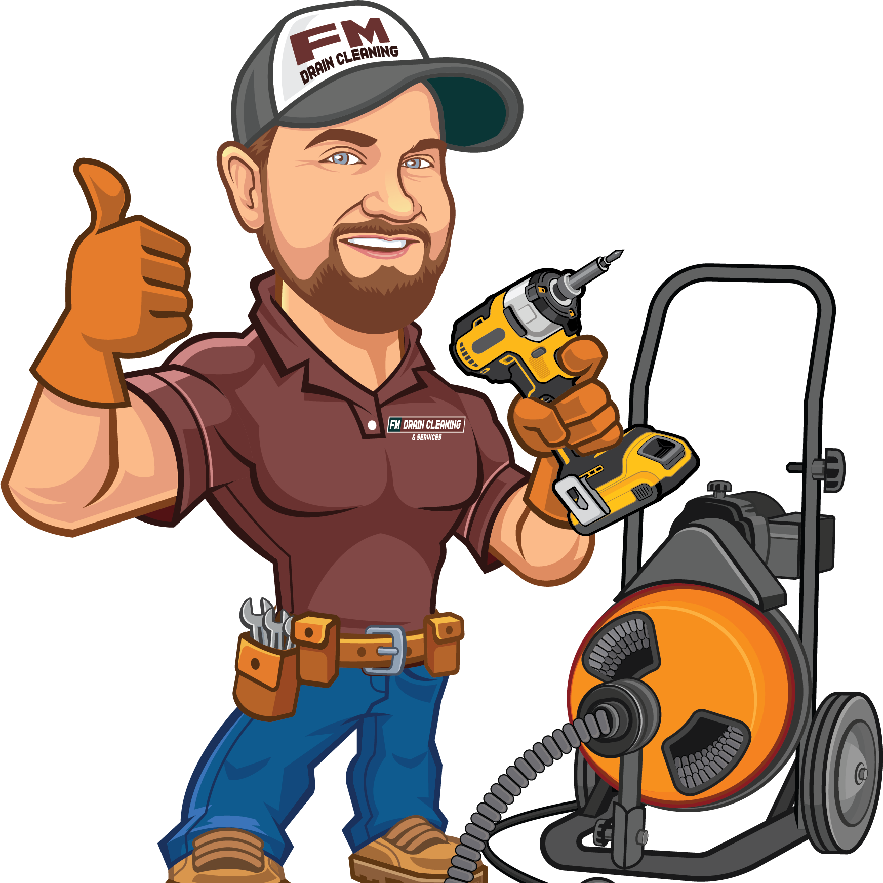 Cartoon Pressure Washer Pressure Washing Logos Vector Images (over