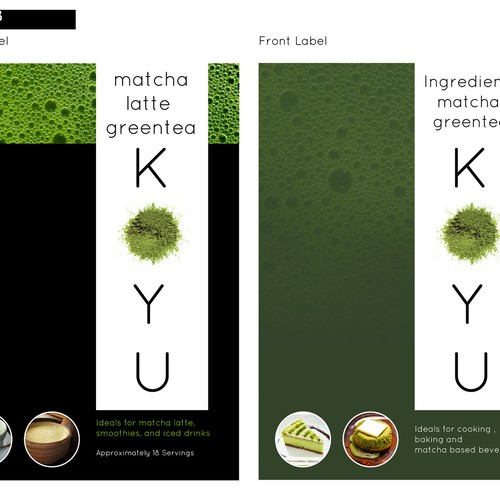 Create matcha green tea latte packaging for the UKs top retailers ...
