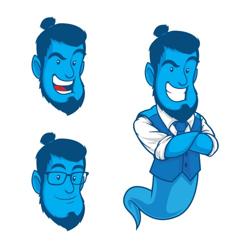 Genie character design | Character or mascot contest