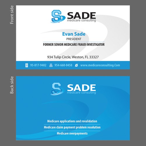 Business cards and letterhead/envelopes for Medicare consultant ...