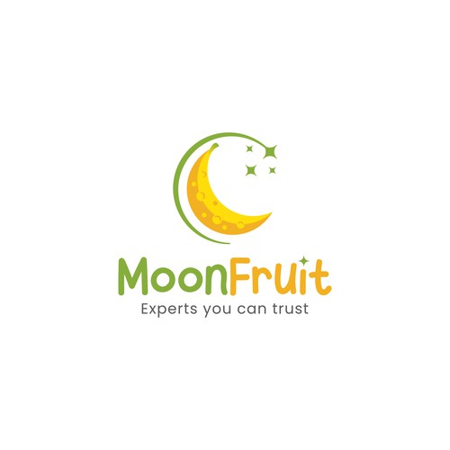 Designs | Need a fun logo for a brand called "MoonFruit" | Logo design ...