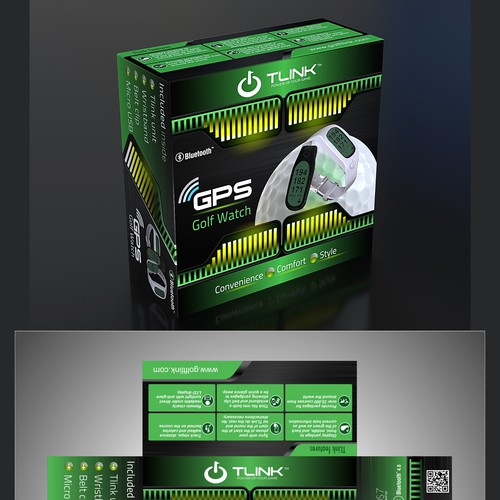 Designs | Create modern product packaging for GPS Golf Watch | Product ...