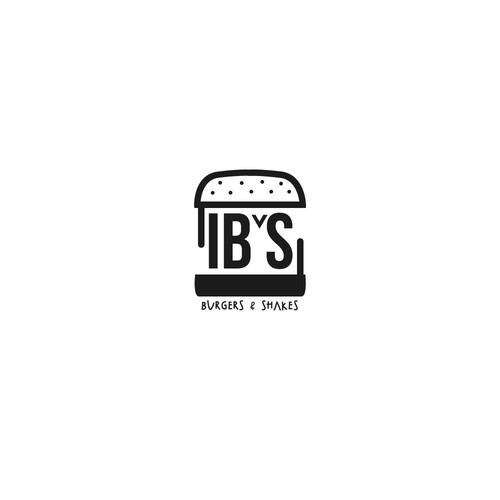 Design a yummy logo for IB's burgers & shakes | Logo design contest
