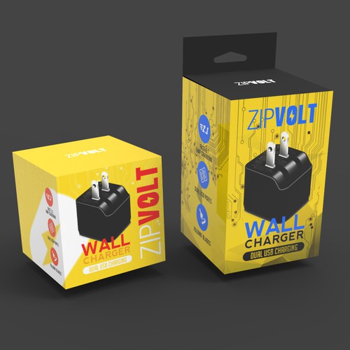 Design a Cool, Eye-catching Package for a Wall Charger | Product ...