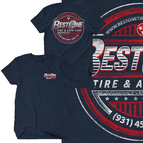 Bold & Creative T-Shirt for Tire and Auto Business | T-shirt contest