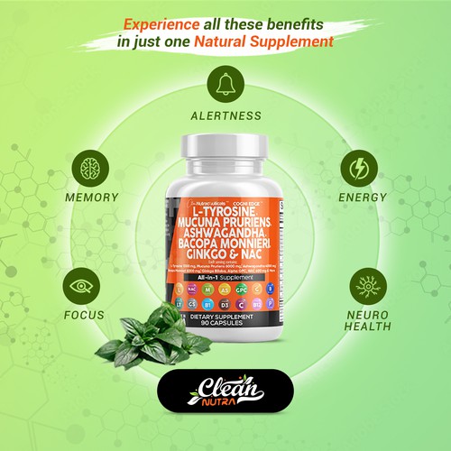 Designs | Creative Benefits Infogrpahic for #1 Dietary Supplement Brand ...